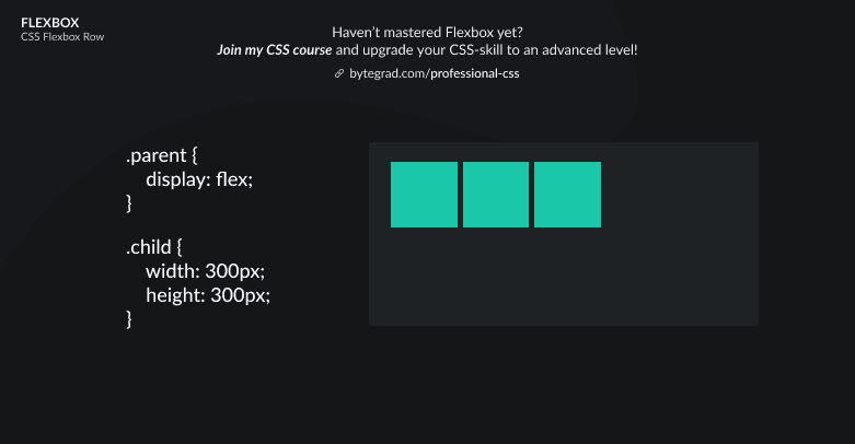 CSS Flexbox Row: Explained (+ Example)